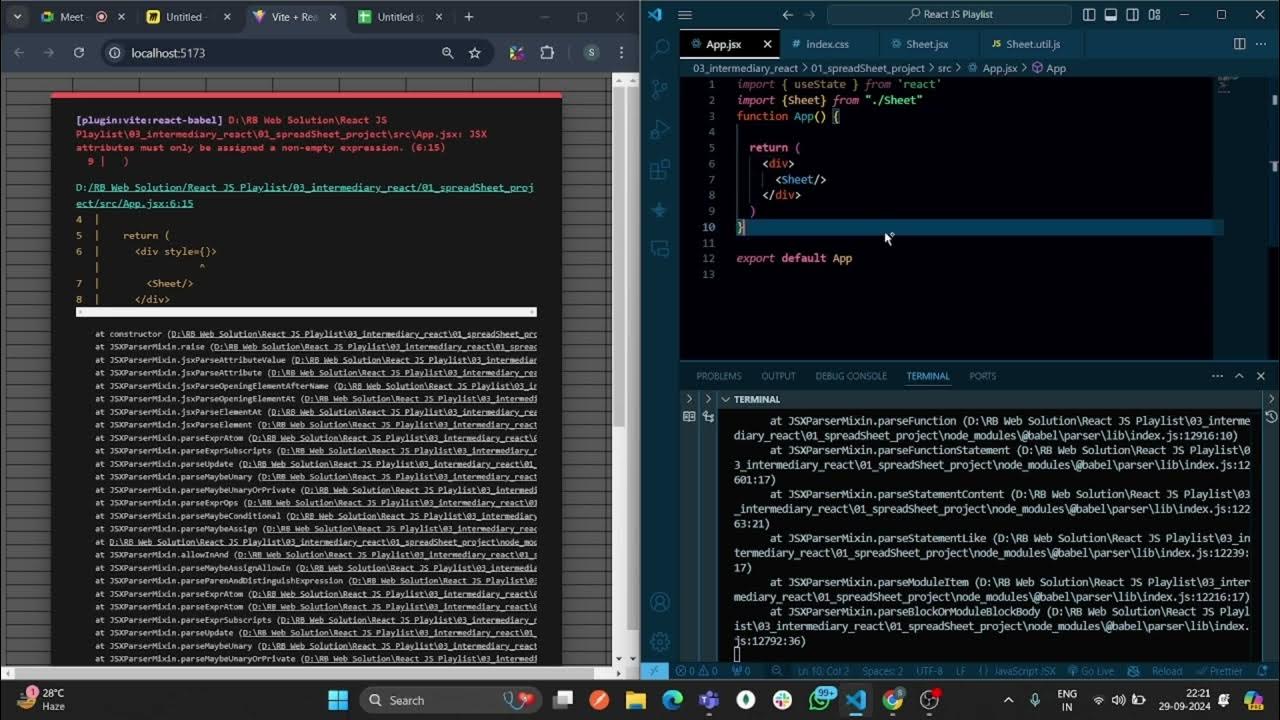 Building a Spreadsheet App: Part 3 (React + Canvas) 🚀 - YouTube