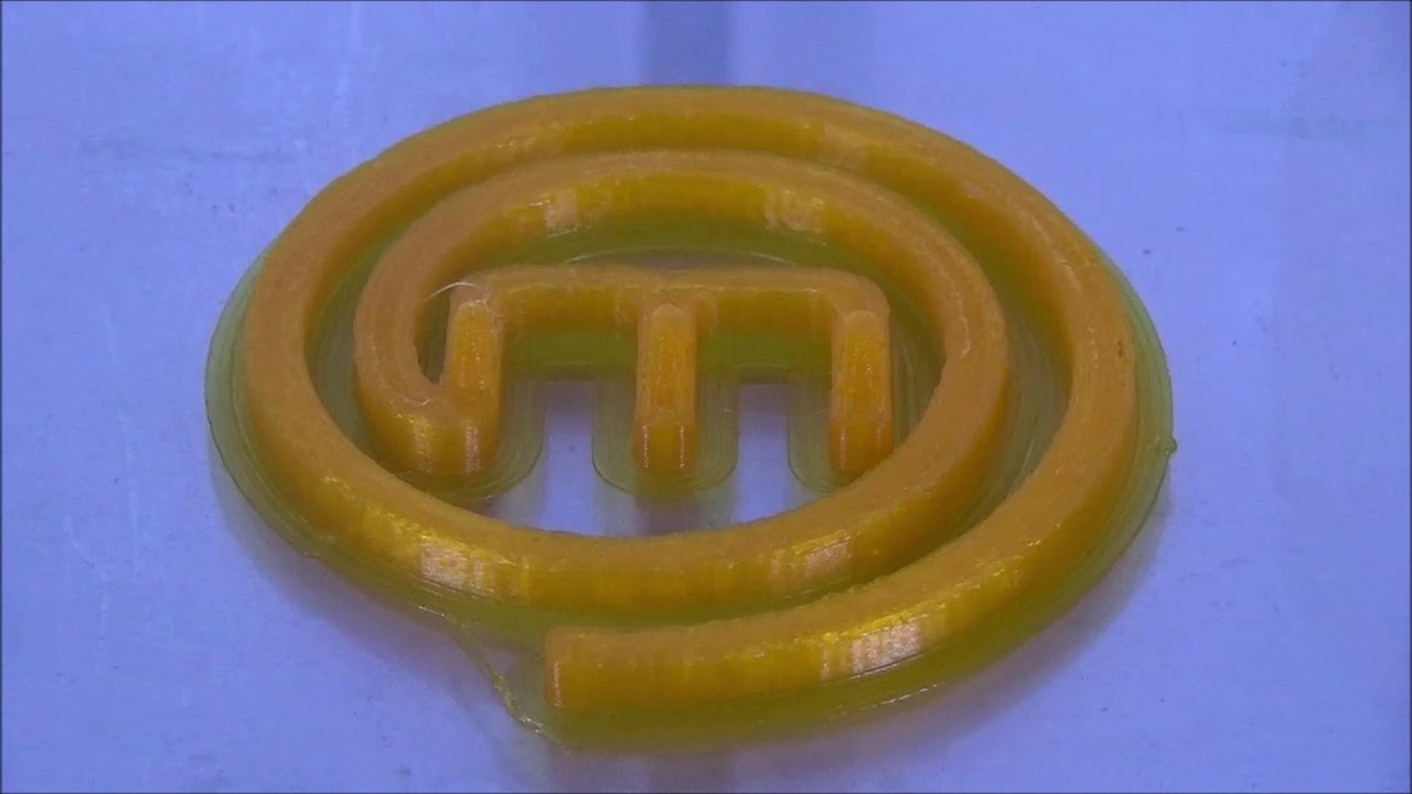 MasterChef Golden Pin - 3D Printing Time Lapse - YouTube
