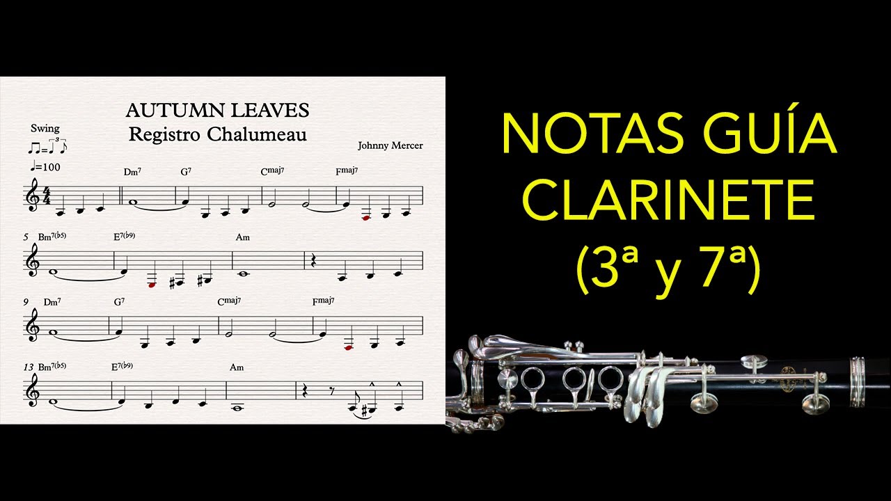 Clarinete Notas табы