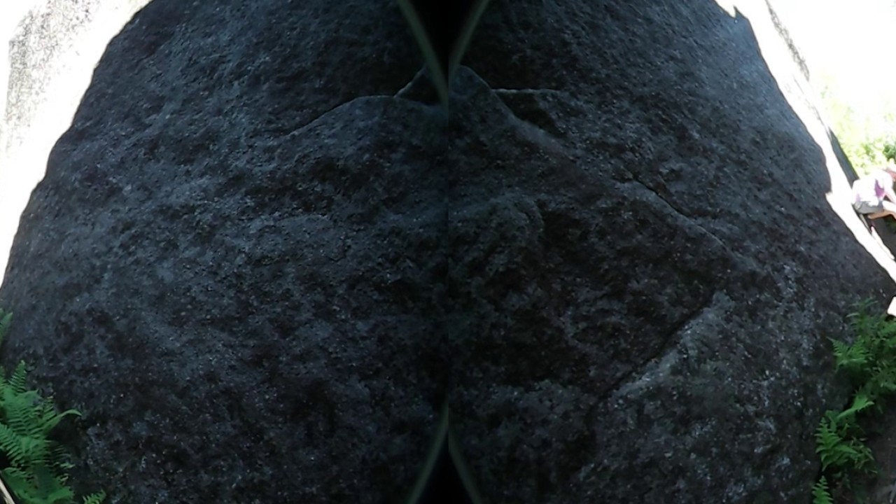 Go Inside a Glacial Erratic -- Daggett Rock, Maine (In VR) - YouTube