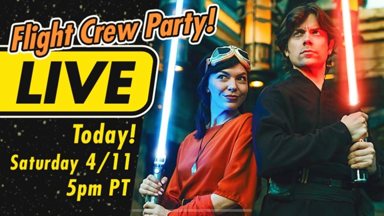 Flight Crew LIVE Stream Party | Bryan's 35th Birthday! - YouTube