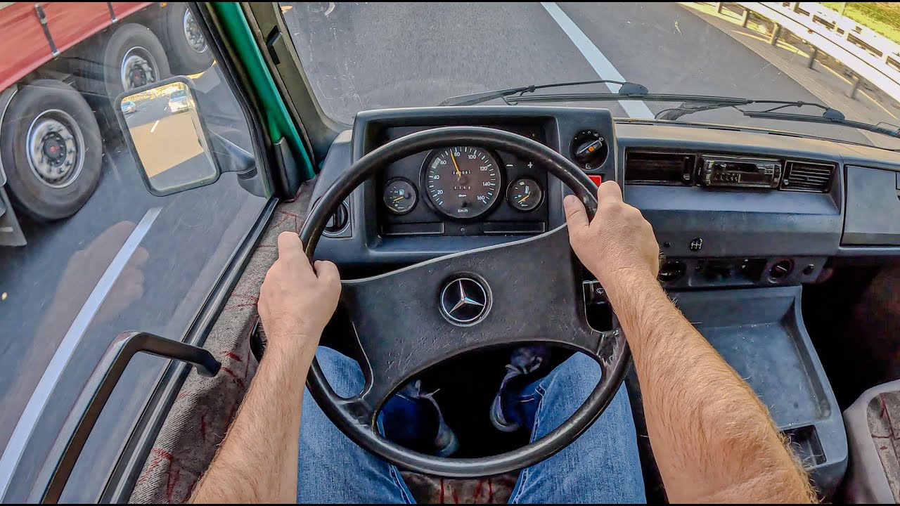 1992 Mercedes MB-100 | 2.4 D 72HP | POV Test Drive - YouTube