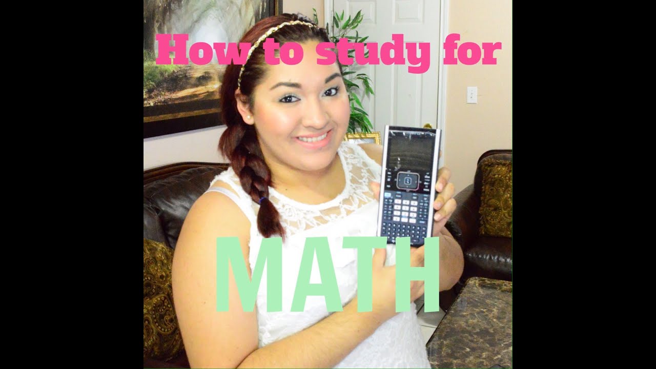 How to study for math - YouTube