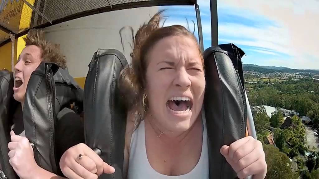 Dreamworld Happiness on the Giant Drop - YouTube