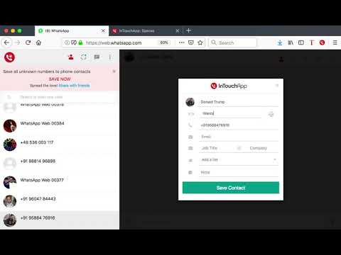 How to Save Unknown Numbers from WhatsApp on PC to Phone - YouTube