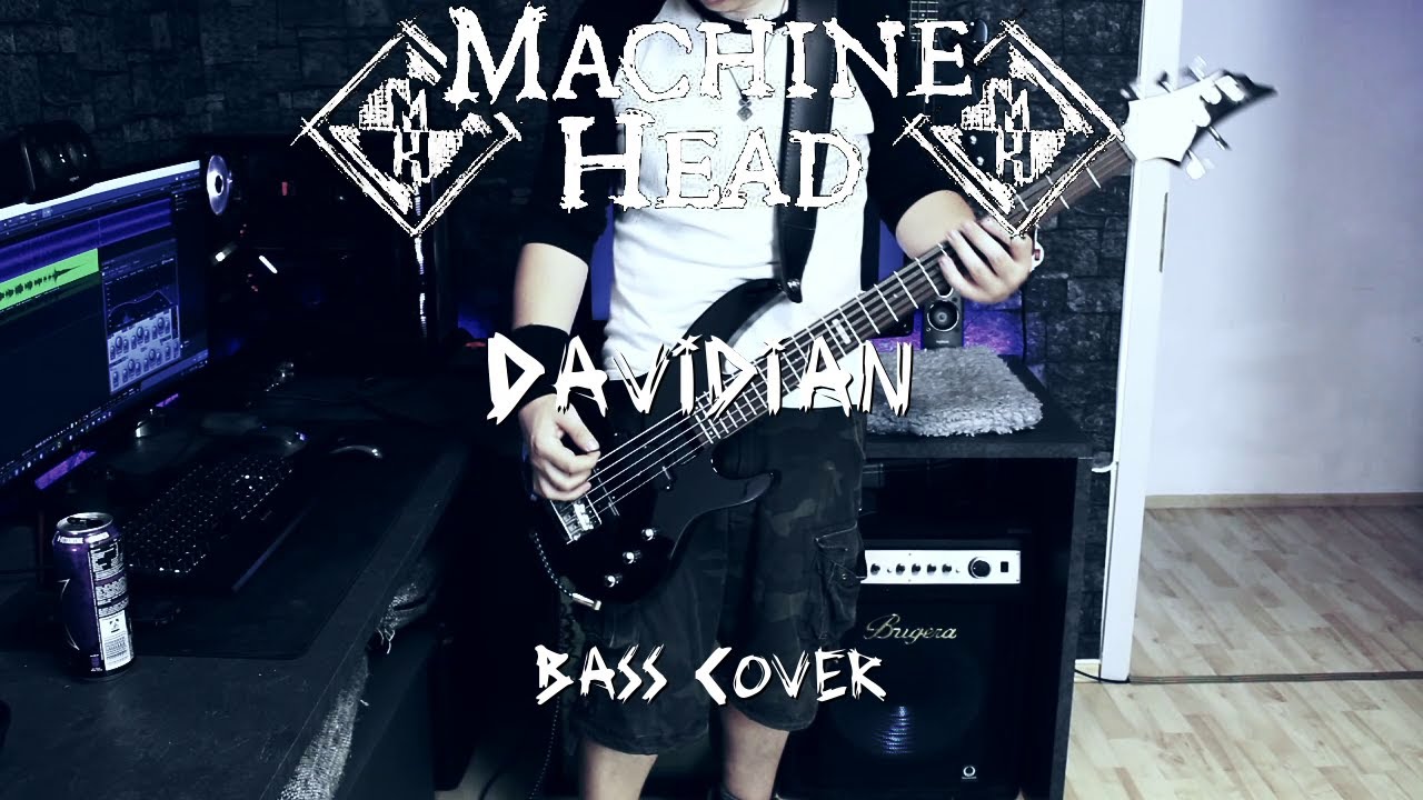 Machine Head- Davidian (Bass Cover w/Tabs & Lyrics) - YouTube