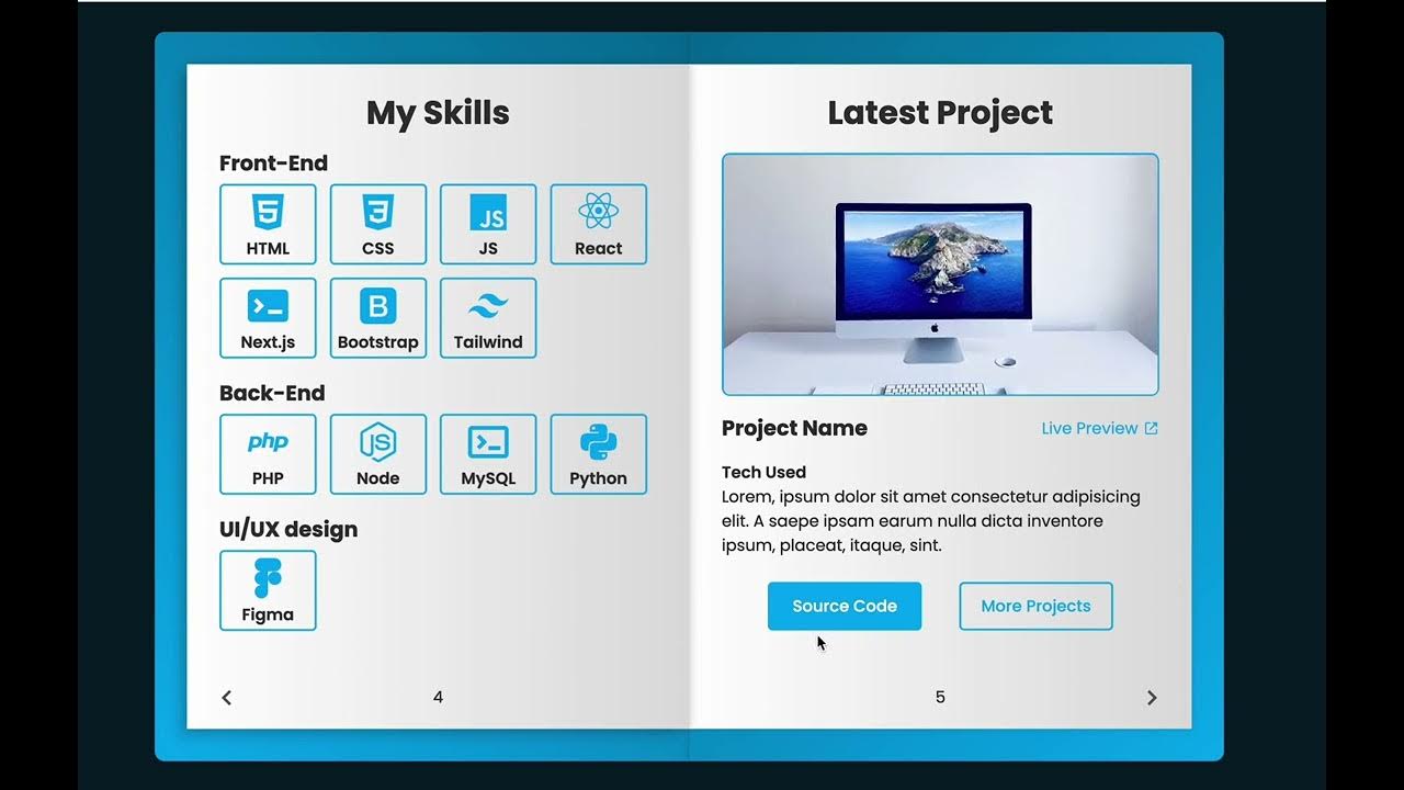 3D-portfolio Website - YouTube