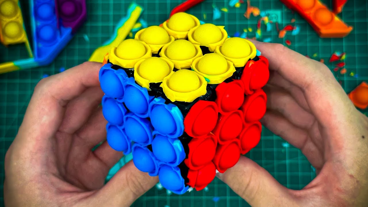 Pop It Rubik’s Cube Making | Rubik’s DIY - YouTube