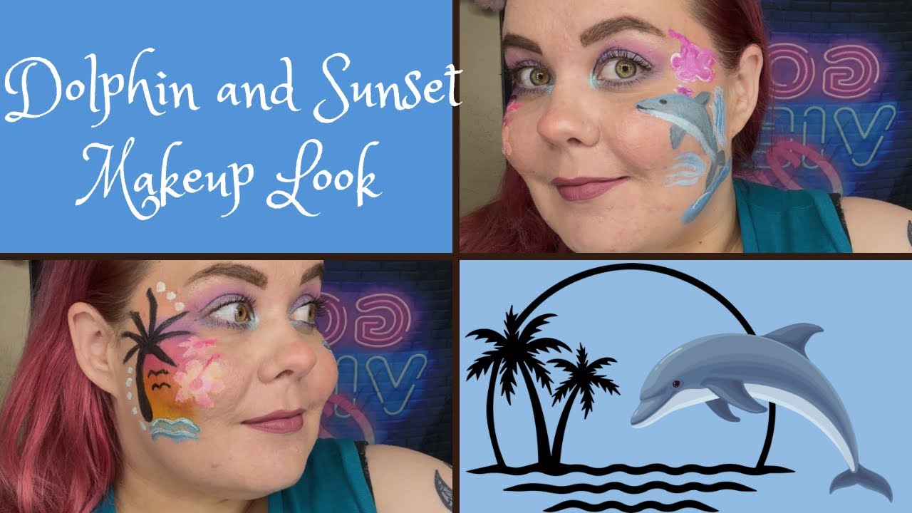 🐬🏝️Dolphin and Sunset Island Makeup | Lo-Fi Music - YouTube