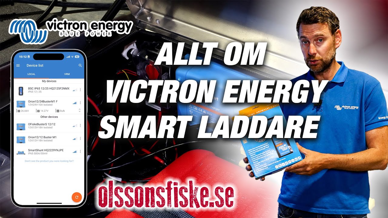 Victron Energy Blue Smart Laddare | Inställningar | Victron Connect ...