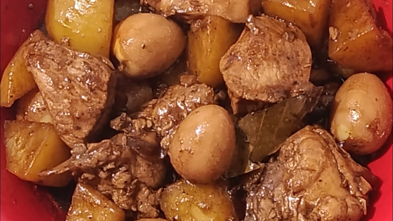 Chicken Adobo with quail eggs at Patatas, Simpleng Luto, masarap na ...