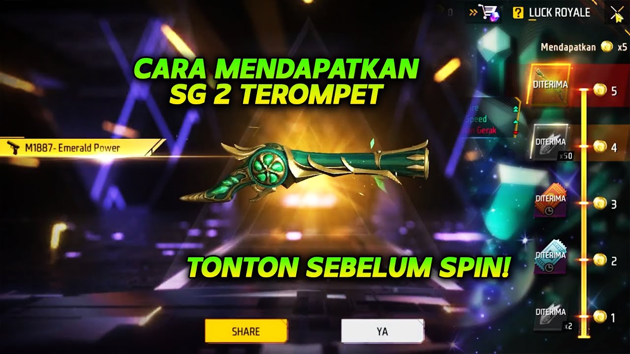 CARA MENDAPATKAN SG 2 TEROMPET DI EVENT TOKEN TOWER TERBARU FF !! - YouTube