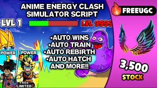 [FREE UGC👑] ANIME ENERGY CLASH SIMULATOR SCRIPT!! | Ro... | Doovi
