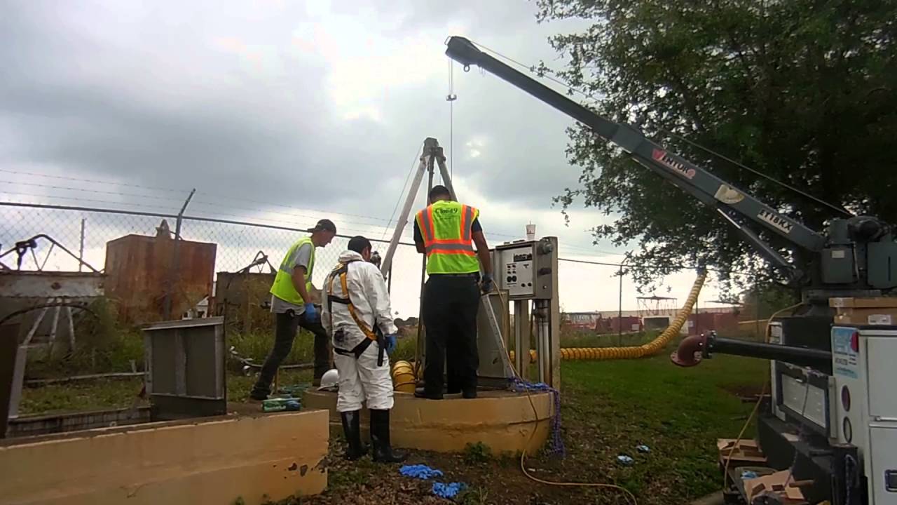 Installing Lift Station's First New Discharge Pipe - YouTube