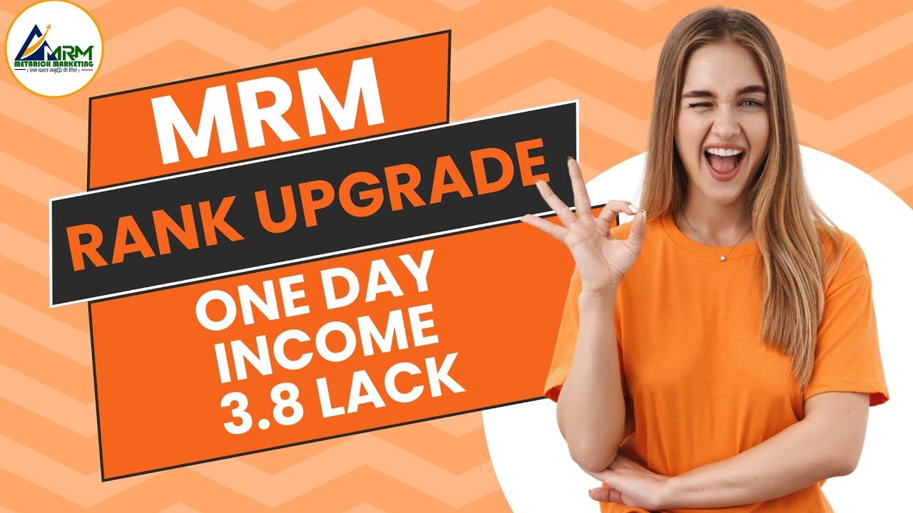 MRM new mlm plan | Rank Upgrade System | New mlm plan | new mlm company ...