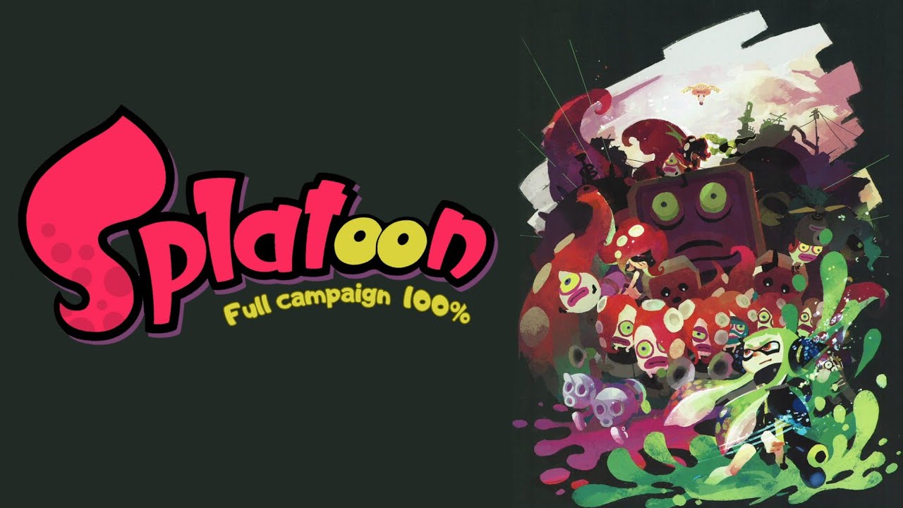 Splatoon (Wii U) Full game Story Mode 100% - YouTube
