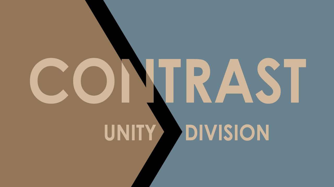 Contrast: Unity is Greater than Division - YouTube