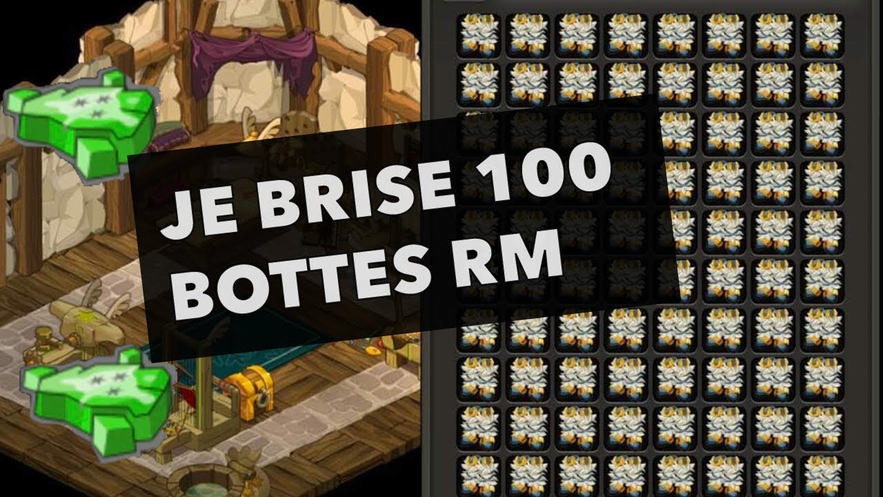JE BRISE 100 BOTTES RM 15MKS DE BÉNÉFICES!(Dofus Touch) - YouTube