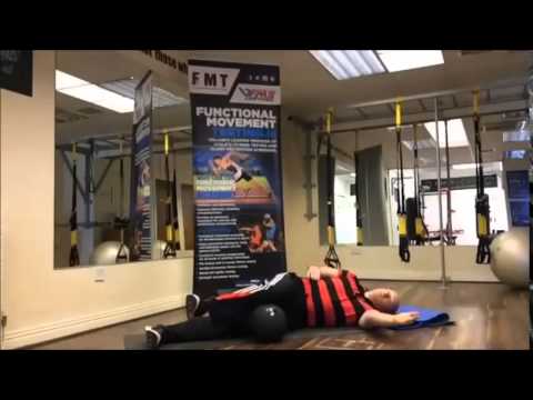 FMS Shoulder Mobility corrective: T spint rotation w reach - YouTube