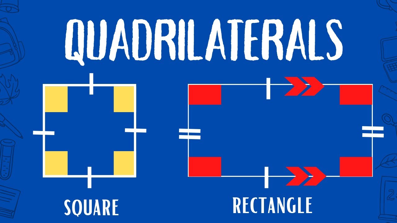 QUADRILATERALS - Maths Lesson - YouTube