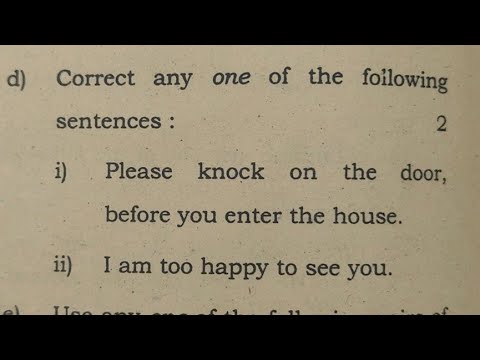 please knock on the door before you enter the house | I am too happy to ...