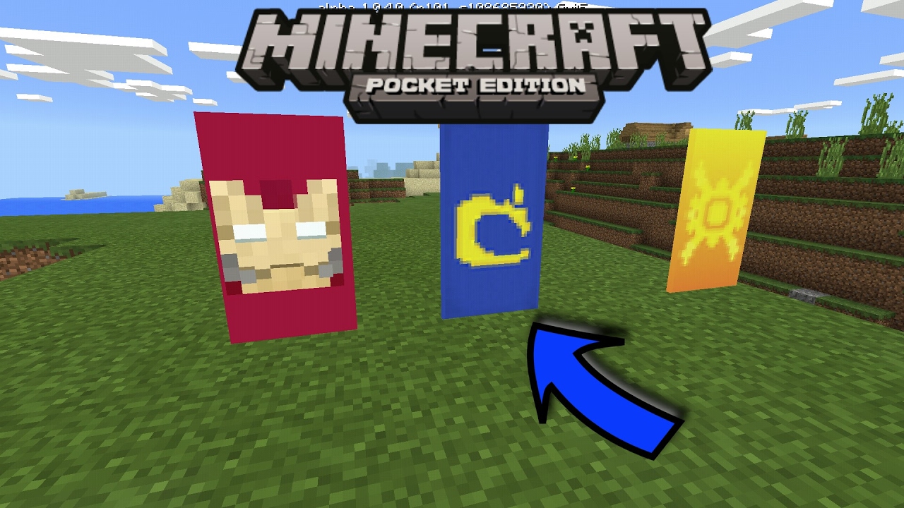 BANNER DI MINECRAFT PE !!?? (MCPE) - Minecraft PE (Pocket Edition ...