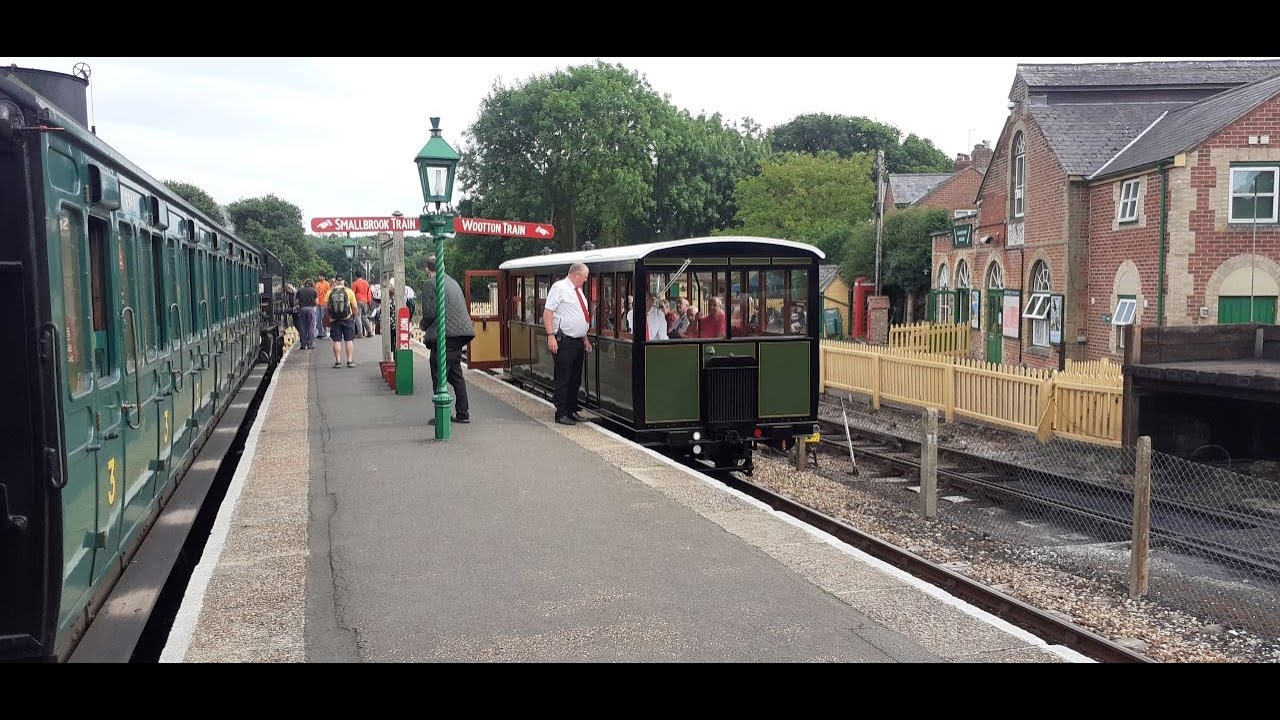 IOW Steam Railway - Railbus and 1927 Steam Roller - YouTube