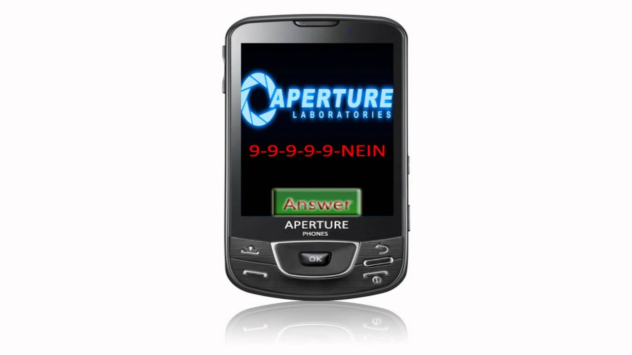 Aperture Science Ringtone Center (Introducing the new Aperture Phone ...