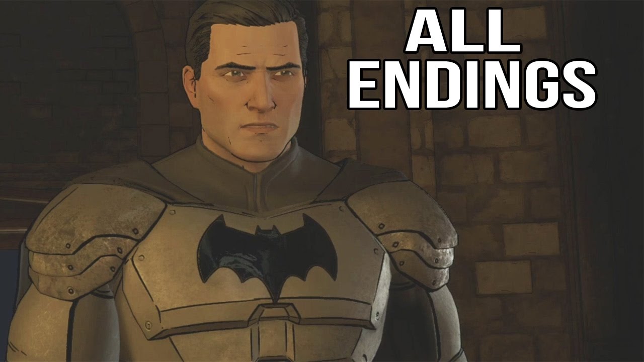 Batman Telltale Episode 5 ALL ENDINGS - Reveal Face / Attend as Batman ...