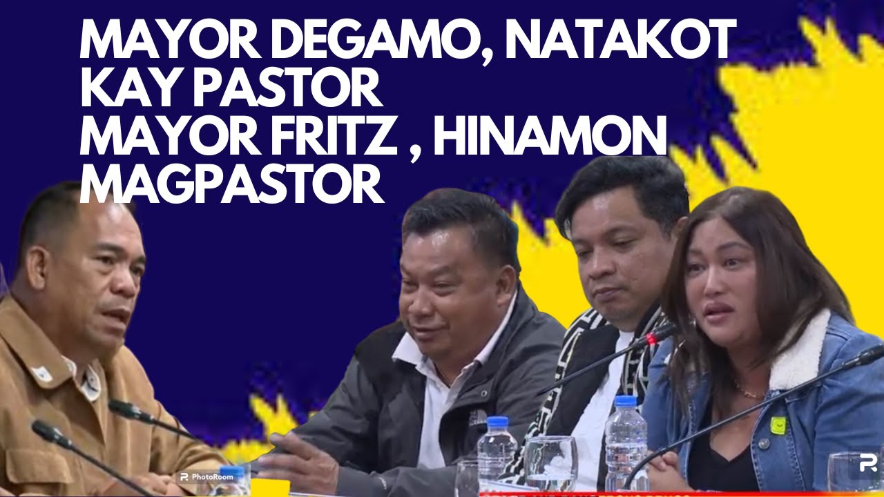 MAYOR DEGAMO,KINABAHAN KAY PASTOR || MAYOR FRITZ HINAMON MAG PASTOR ...