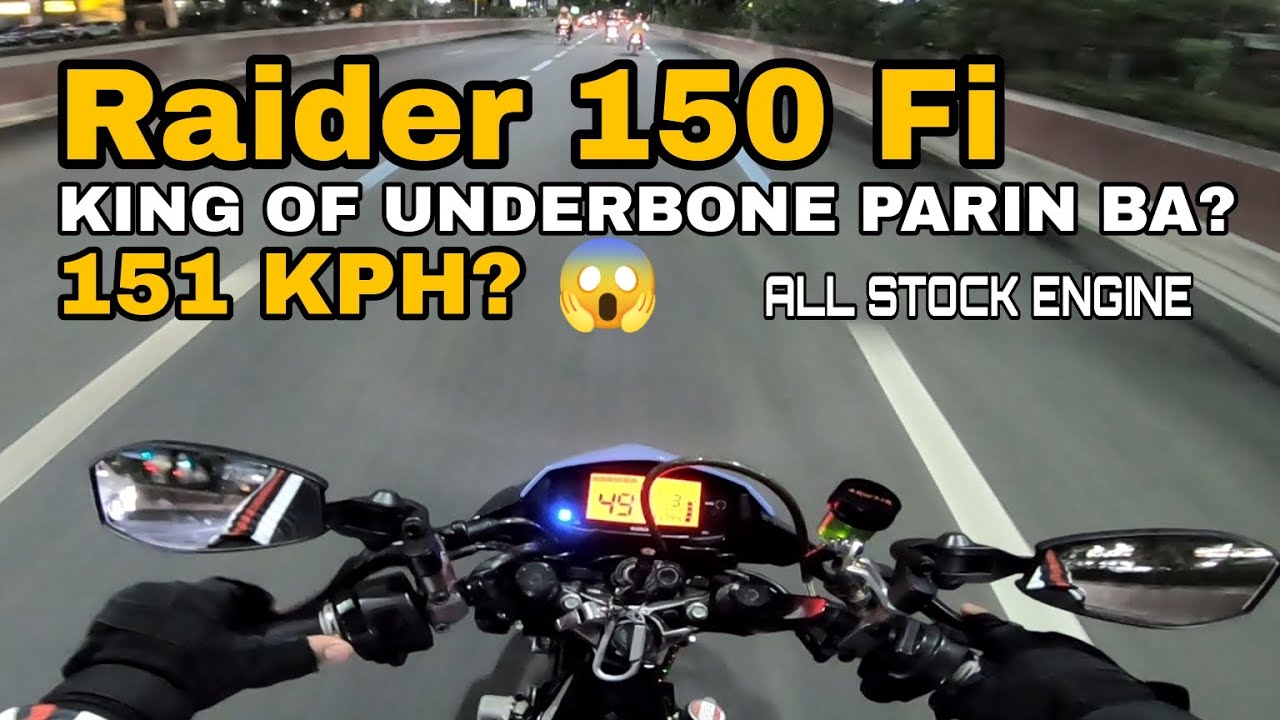 RAIDER 150 Fi | SPEEDTEST REVIEW | - YouTube