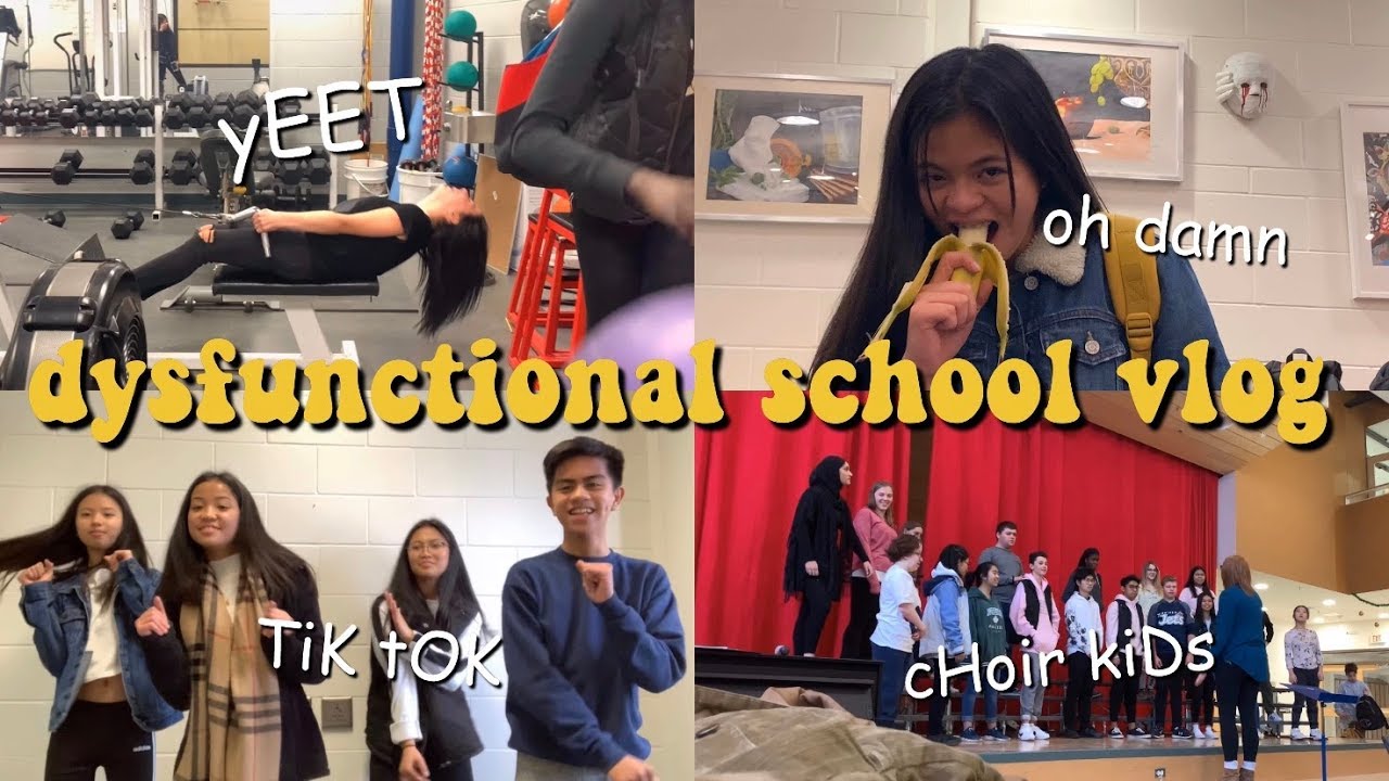 a dysfunctional high school vlog - YouTube