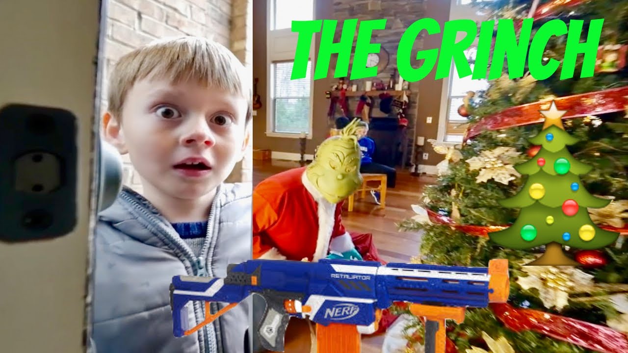 Nerf War: The Grinch Takedown Ridiculous Nicholas - YouTube