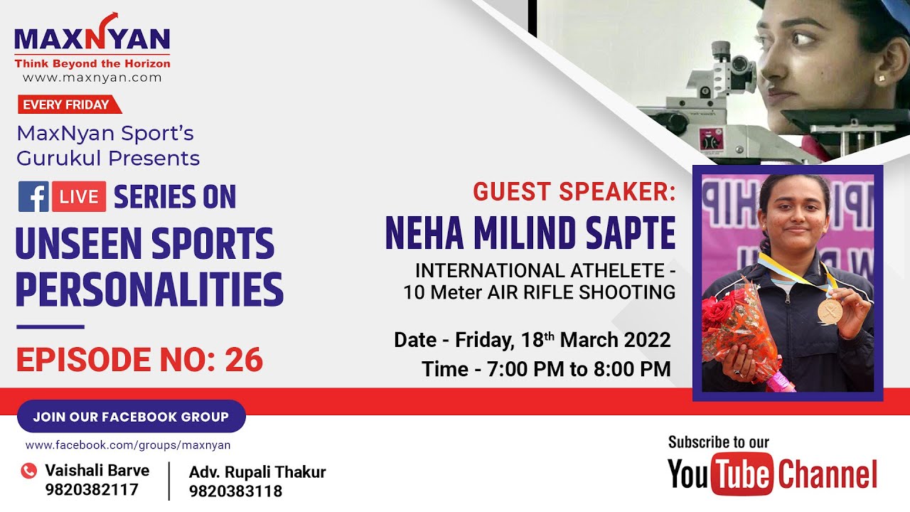 Maxnyan Sports Gurukul Presents | Unseen Sports Personalities | With Ms ...