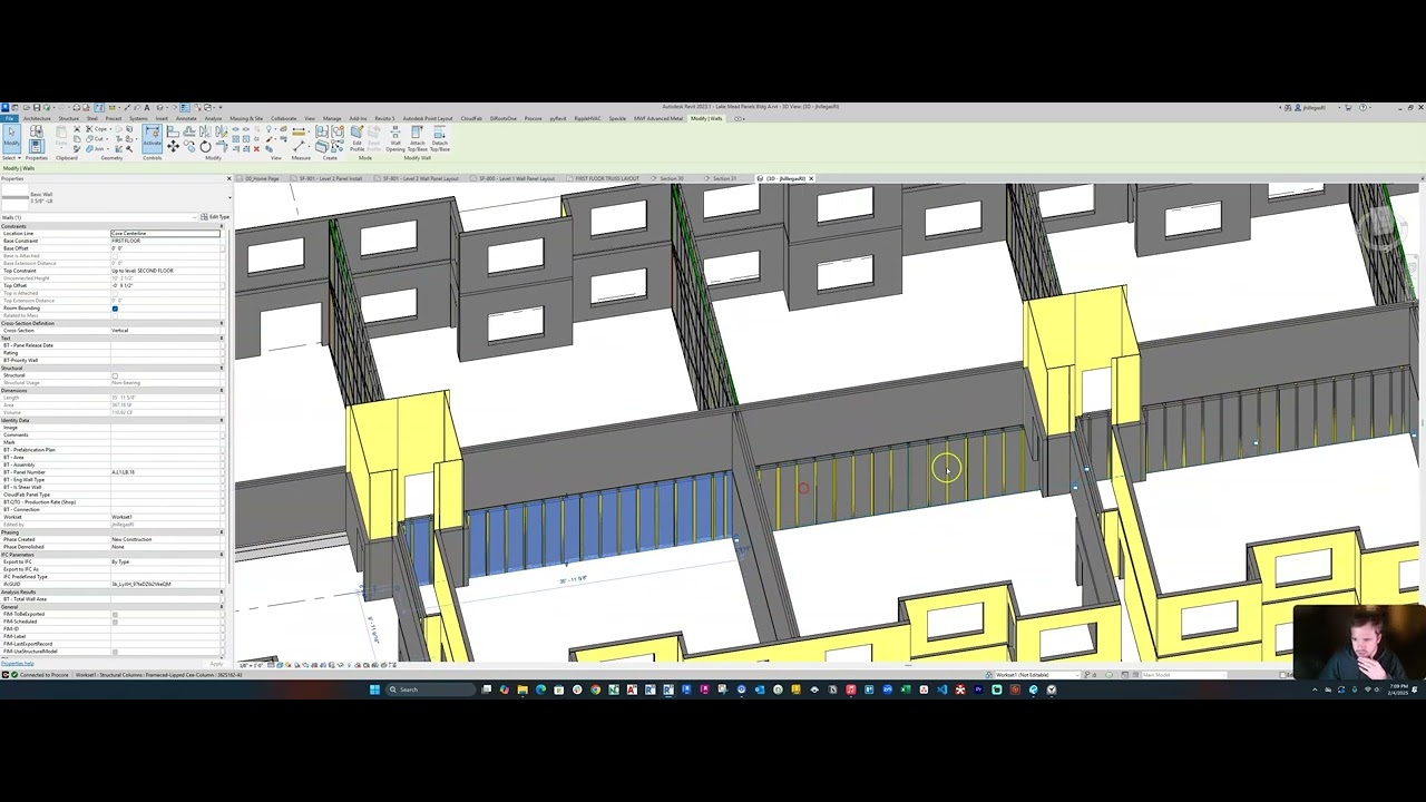 Modeling Las Vegas Multi-Family Load Bearing Structure in Revit 2023 ...