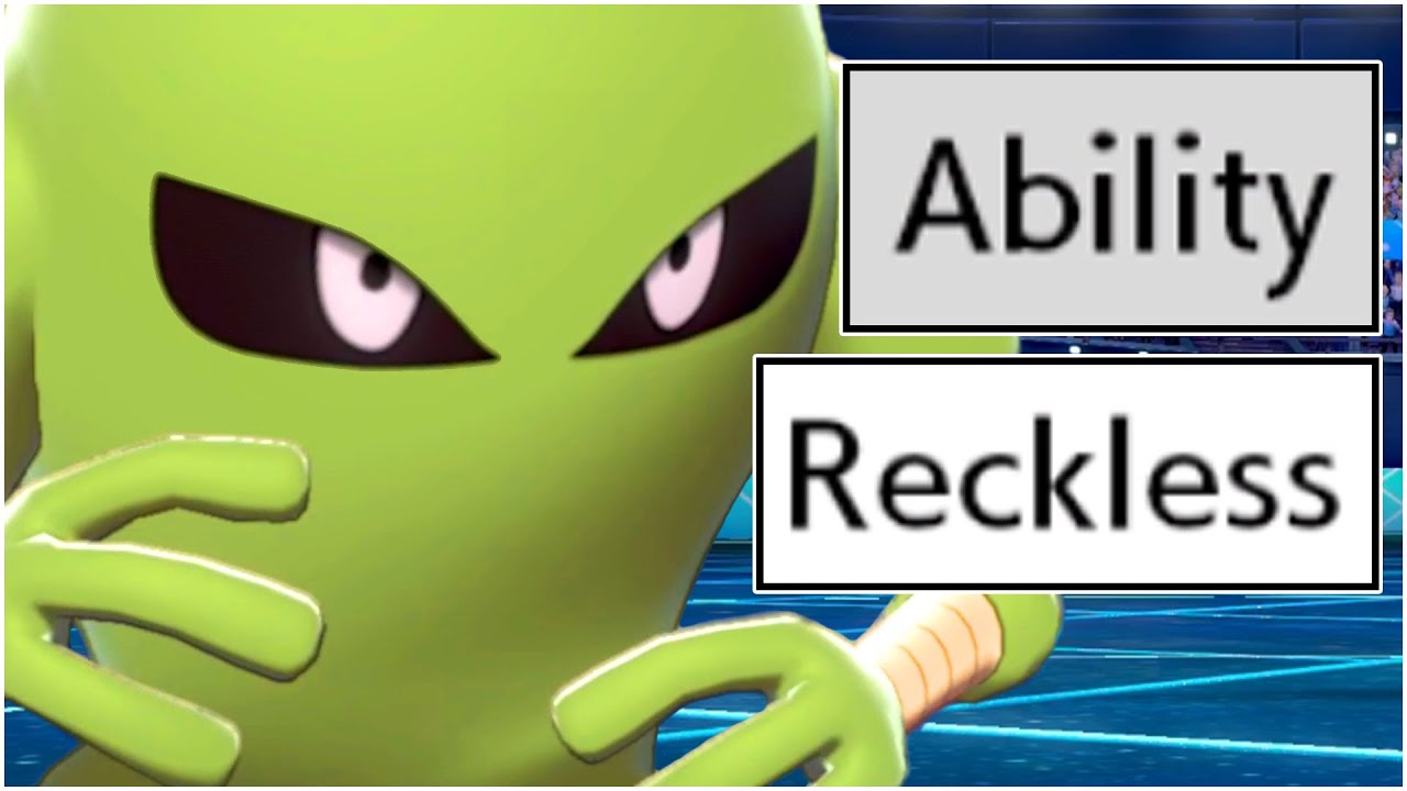 FULL RECKLESS ABILITY POKEMON TEAM ! - YouTube
