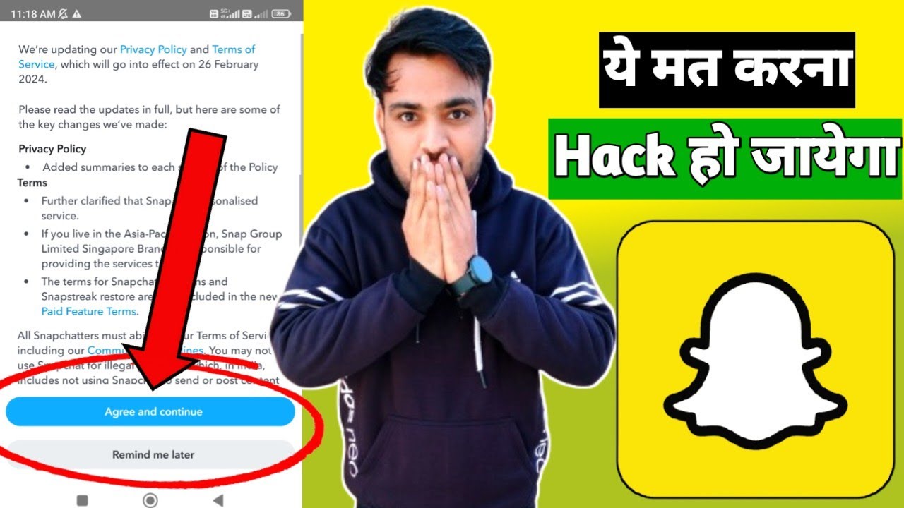 Snapchat new update 2024 | Snapchat updating Terms of service ...
