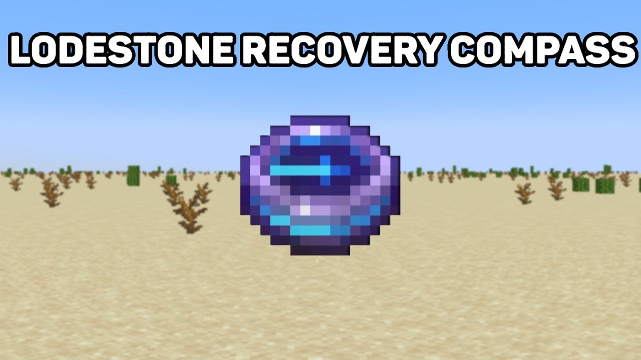 How To Get a Minecraft Lodestone Recovery Compass - YouTube