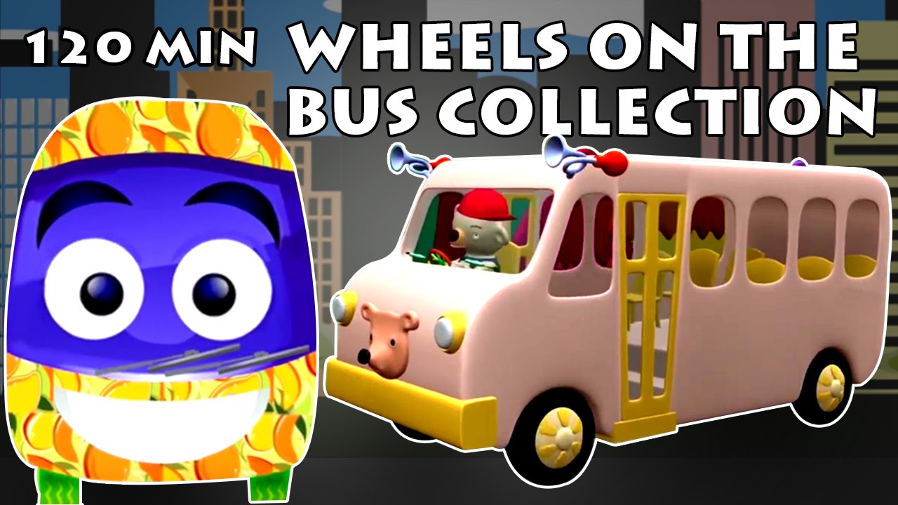 Wheels On The Bus | Nursery Rhymes For Kids | Wheels On The Bus Rhymes ...