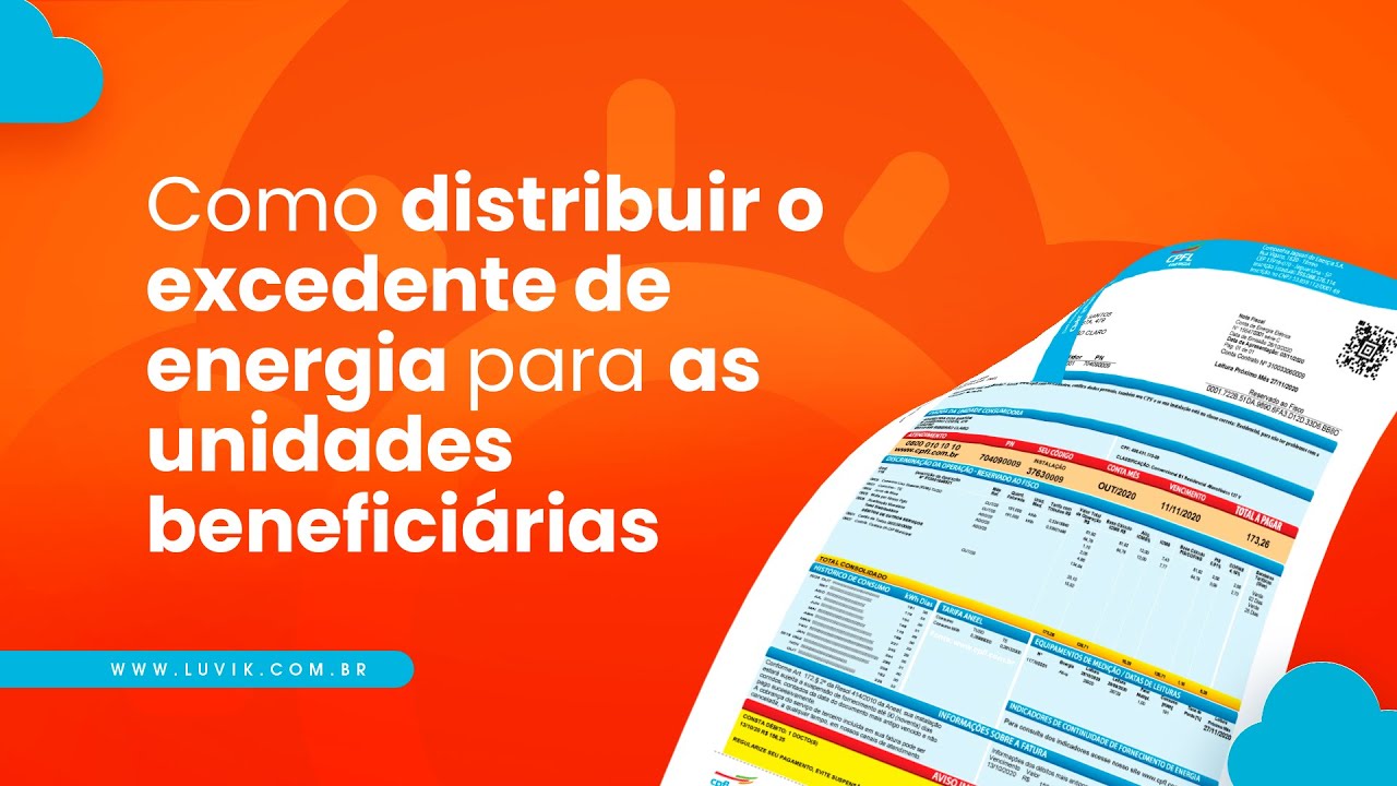 Como distribuir o excedente de energia automaticamente para as unidades ...