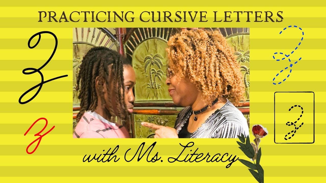 Practicing Cursive Letter Z with Ms. Literacy - YouTube