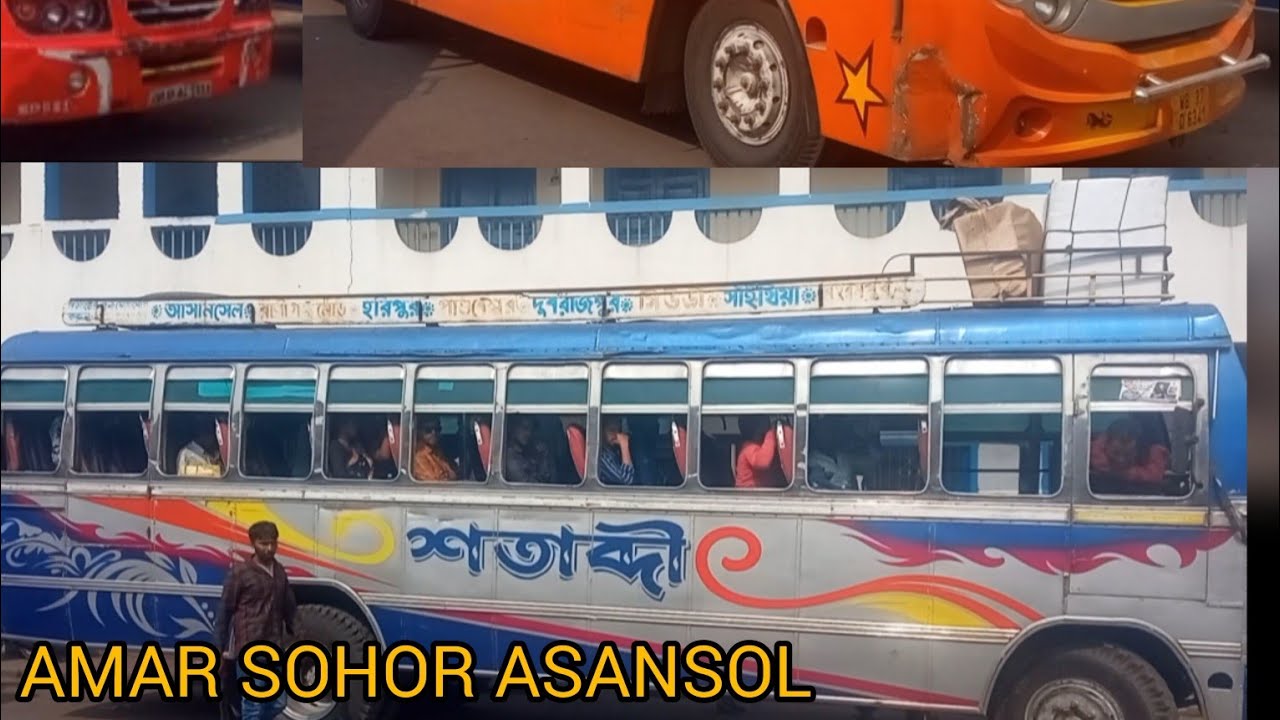 ASANSOL CITY BUS STAND🔥|Back To Back 3 Super Fast Bus🔥SATABDI - YouTube