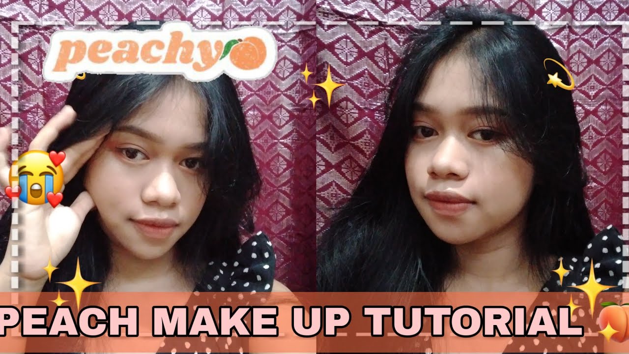 PEACH MAKE UP LOOK TUTORIAL 🍑|| Shelaa syahfitri - YouTube