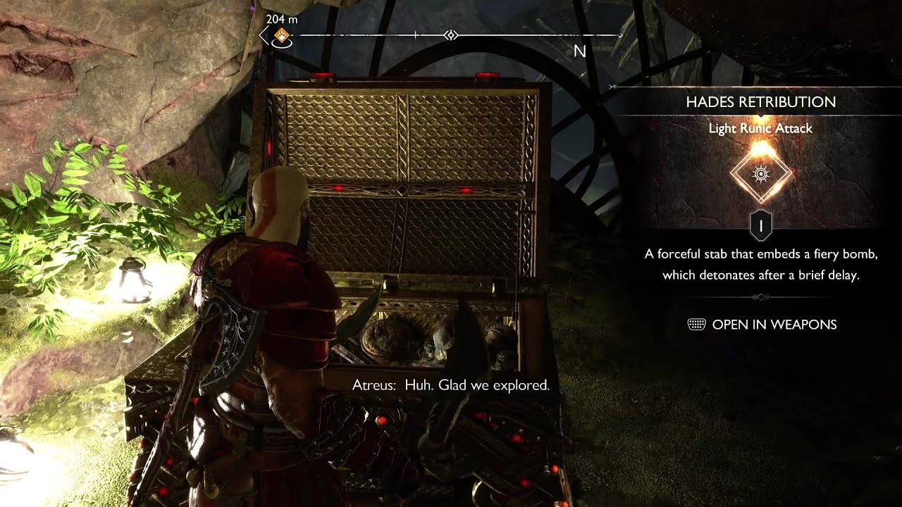 God Of War Ragnarok Hades Retribution Light Runic Attack Legendary ...