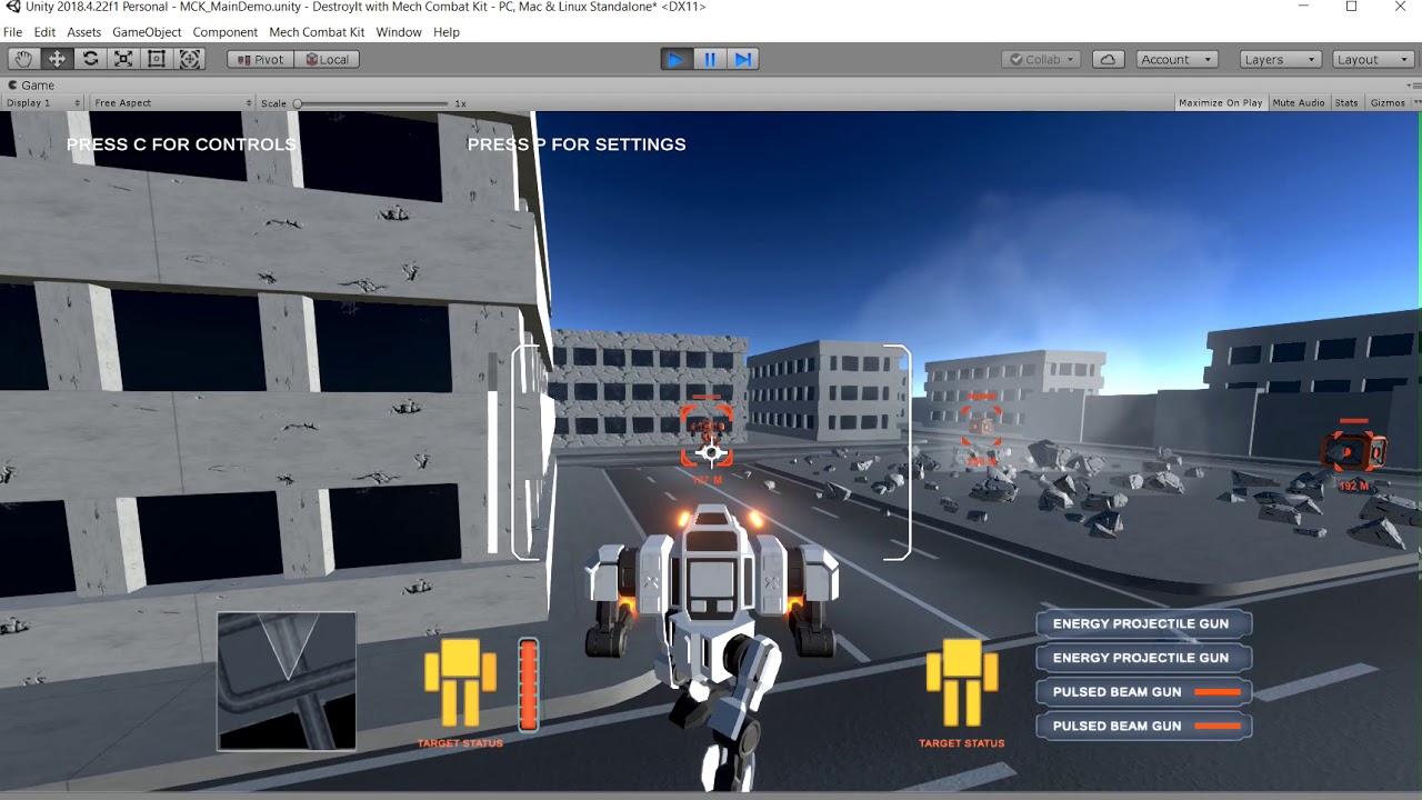 DestroyIt with Mech Combat Kit - YouTube