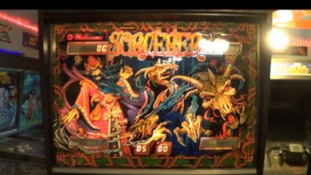 SORCERER PINBALL MACHINE - BY WILLIAMS 1985 - YouTube