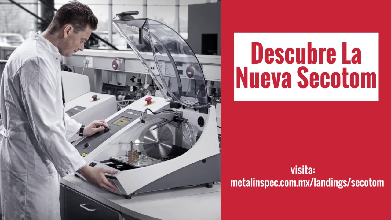 METALINSPEC - Secotom-60 - YouTube