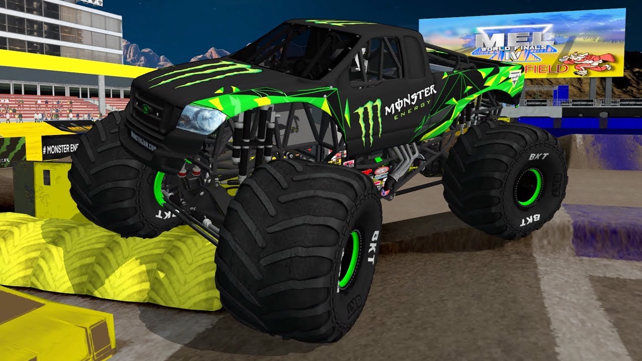 16 Truck MEL World Finals 4 Freestyle - Monster Jam Rigs of Rods - YouTube