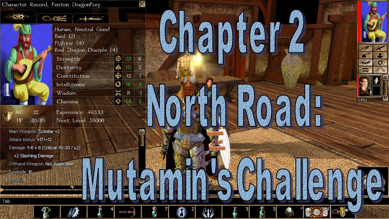 Neverwinter Nights Enhanced Edition Chapter 2 North Road Mutamin's ...
