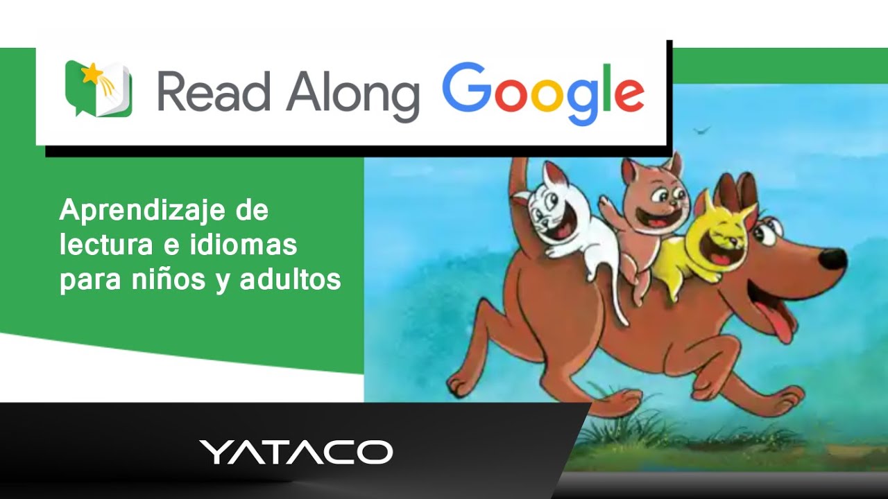 Cómo enseñar a leer a niños - Read Along de Google - YouTube